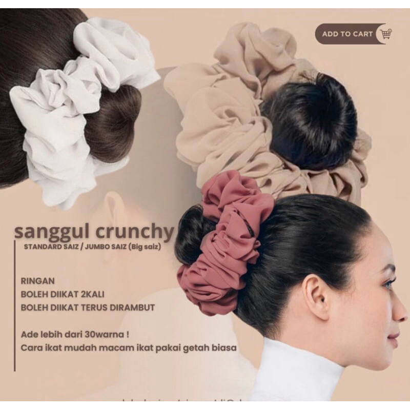 Scrunchies/scrunchies/sangul VIRAL มาเลเซีย, JUMBO คุณภาพส่งออก USA ...