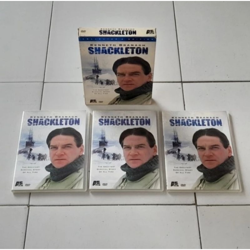 Dvd Shackleton (2002 TV series) Kenneth Branagh Collectors Edition 3 Disc Reg 1 ORIGINAL Made in ...