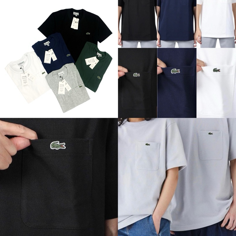 เสื้อยืด Lacot PIQUE POCKET | Shopee Thailand