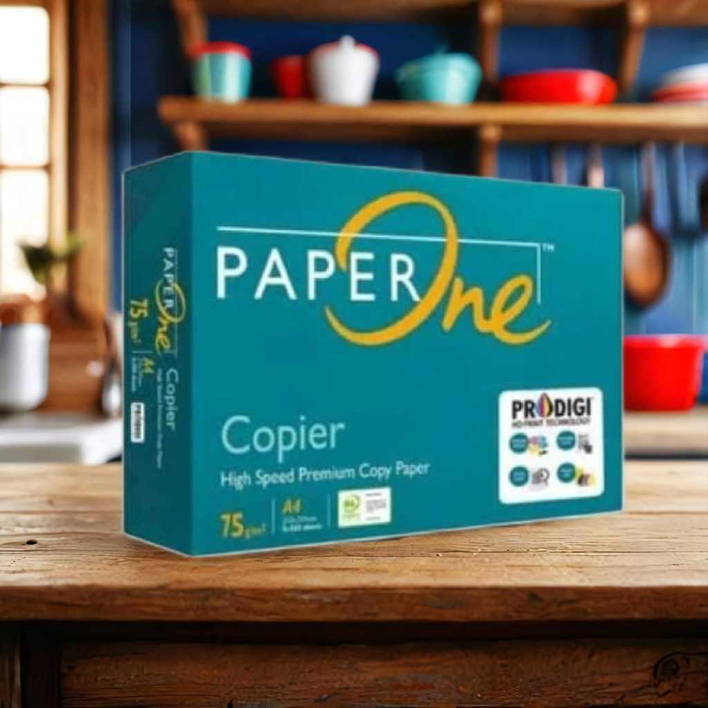 Paperone A4 75gr เครื่องถ่ายเอกสาร 1rim 500 แผ่น HVS Paper | Shopee ...