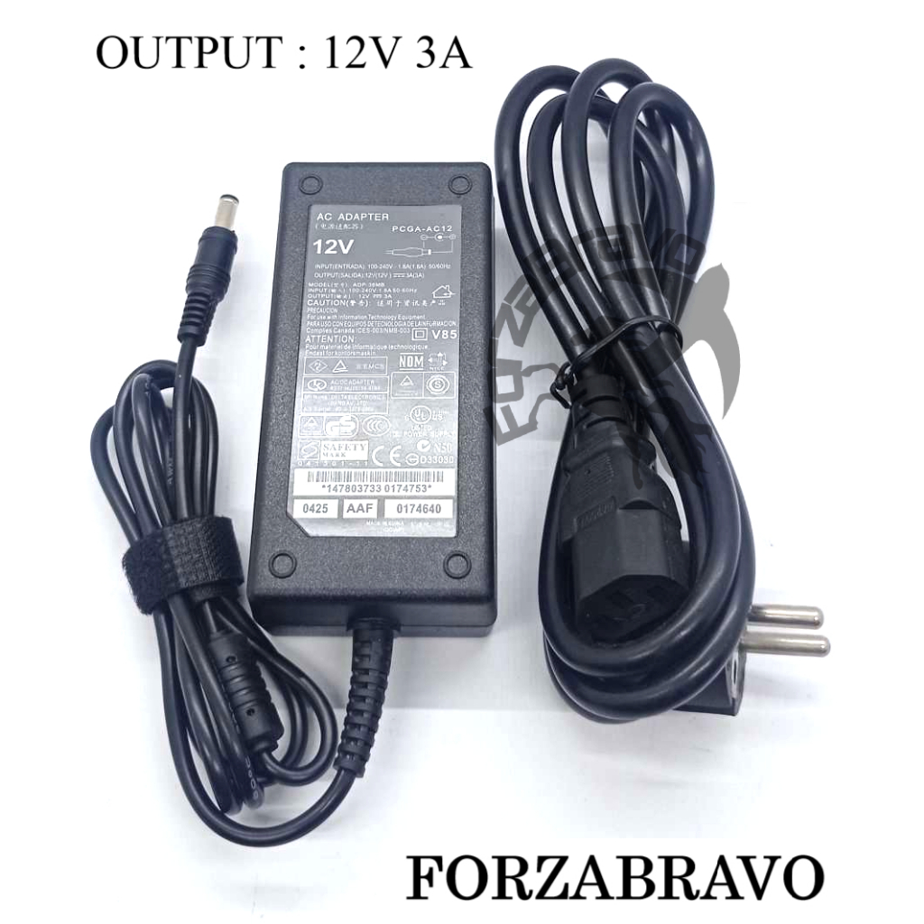 Viewsonic Monitor Casan Adapter Charger VA2430H 12V 3A (5.5*2.5 มม. ...