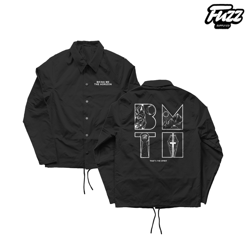 Coach JACKET BAND BRING ME THE HORIZON WINDBREAKER JACKET METAL Music ...