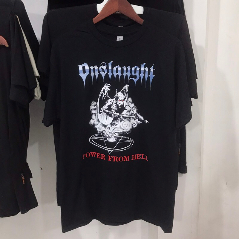 Onslught OFFICIAL BAND KAOS - POWER FROM HELL (ORIGINAL MERCHANDISE ...