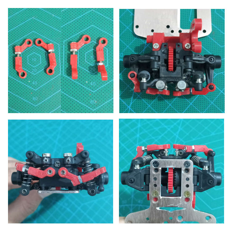 Wltoys K989 K969 WLX284131 RODEND สําหรับ (RWD GEARBOX CONVERTER ...