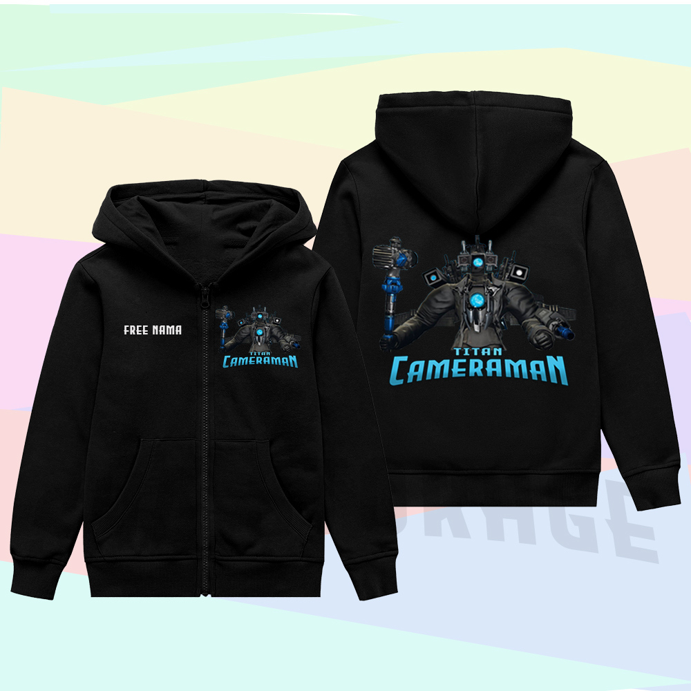 CHILDRENS ZIPPER JACKET ใหม่ TITAN CAMERAMAN UPGRADE SKIBIDI TOILET ...