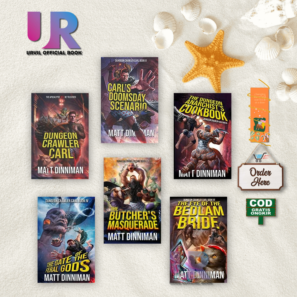Dungeon Crawler Carl By Matt Dinniman (ซีรีส์ 6 เล่ม) | Shopee Thailand