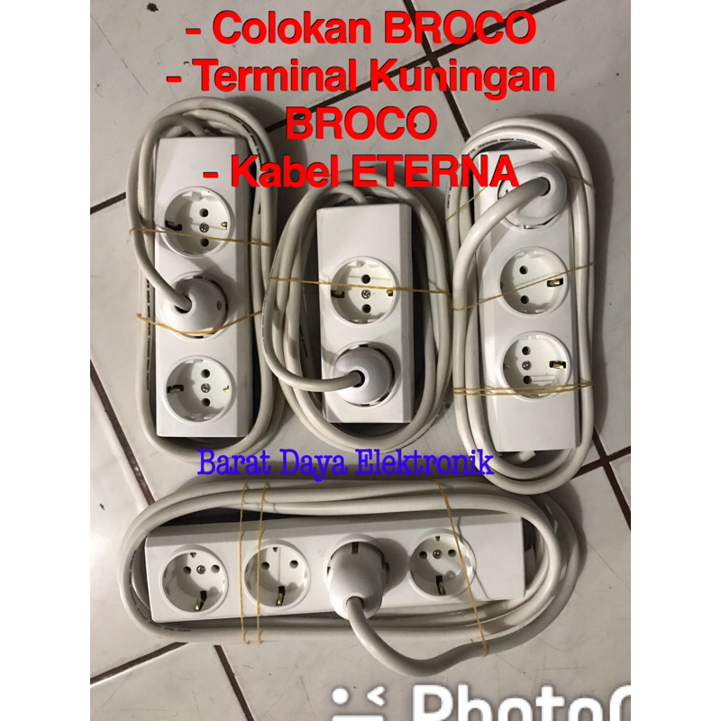 Broco Contact Stock 2-3-4 Holes + BROCO Contact Head + ETERNA Kebel 1-10 เมตร | Shopee Thailand