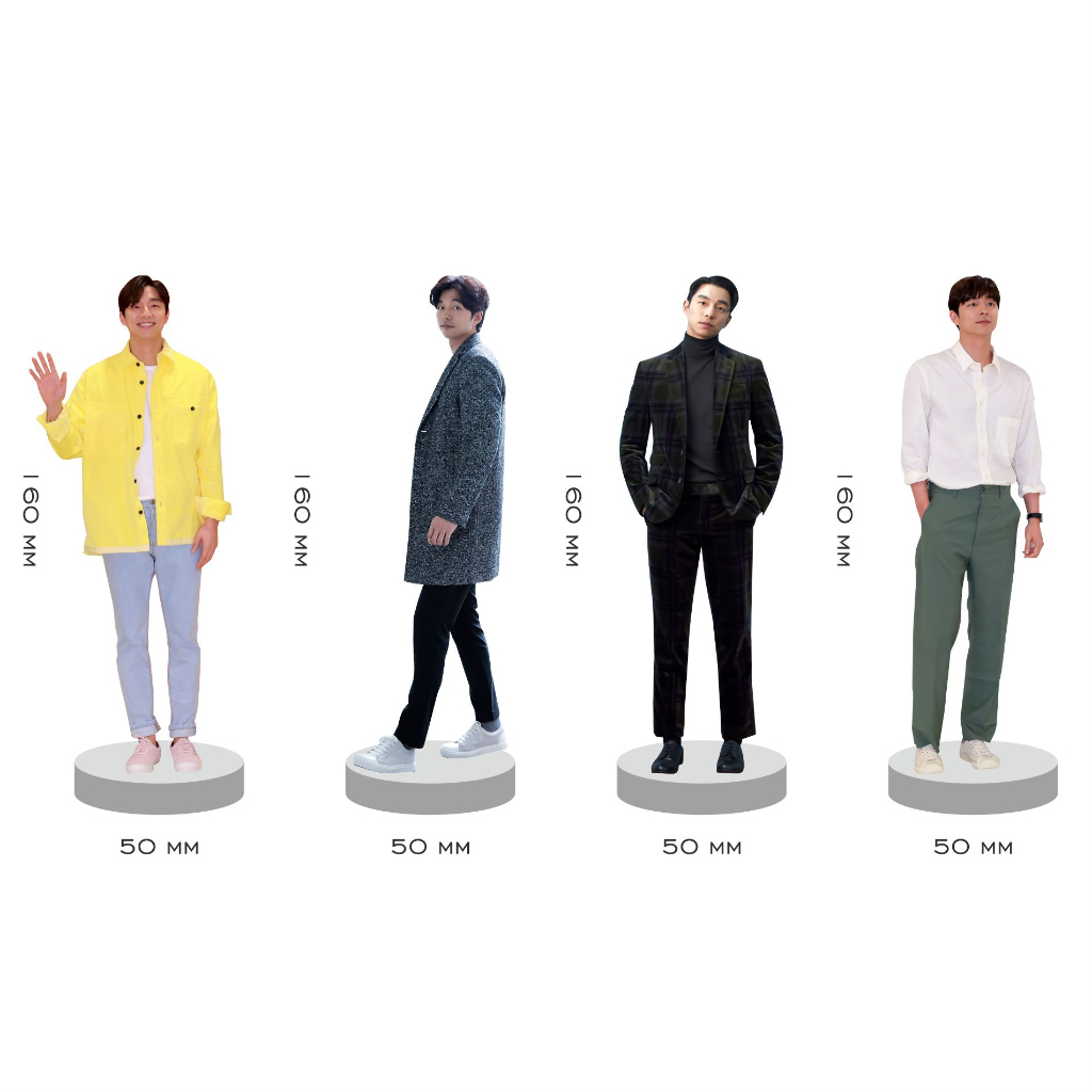 ฟิกเกอร์ ACRYLIC STANDEE KDRAMA GOBLIN TRIAIN นักแสดงเพื่อ BUSAN GONG ...