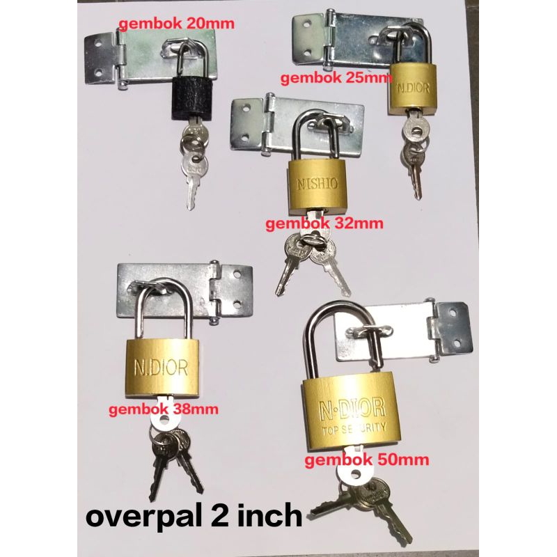 2 นิ้ว galVANZED OVERPAL PADLOCK และ 2 นิ้ว | Shopee Thailand