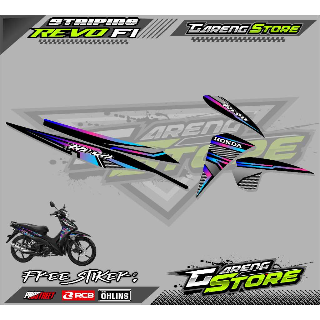 Honda REVO FI VARIATION STRIPING / HONDA REVO FI MOTORCYCLE LIST ...