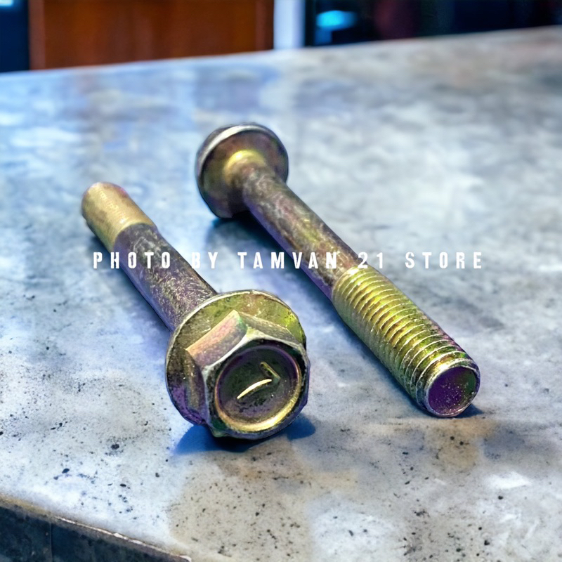 1 ชิ้น ORIGINAL YELLOW FLAANGE BOLT M10x80 โลโก้ 7 | Shopee Thailand