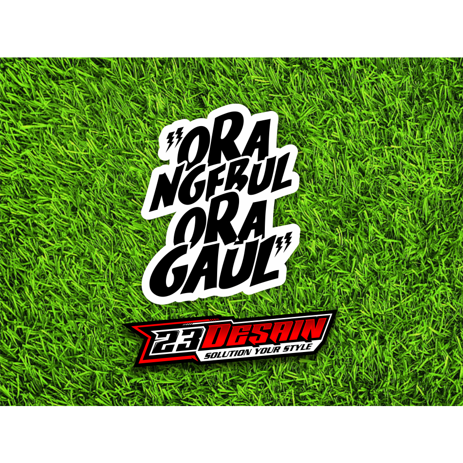 สติกเกอร์ ORA Antem RA GAUL STICKER ORA NINJA No Danger TA STICKER 2 ...