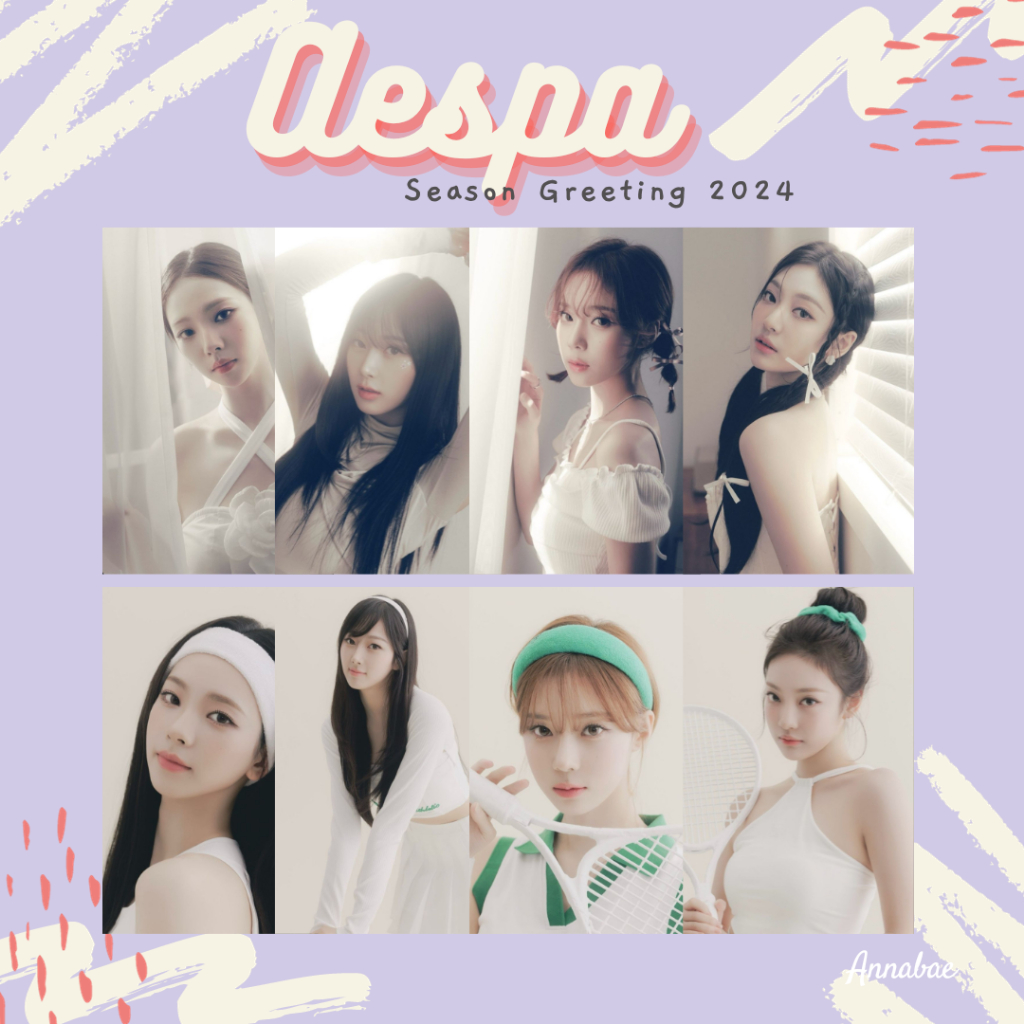 โปสเตอร์อวยพรฤดูกาล Aeespa 2024 | Shopee Thailand