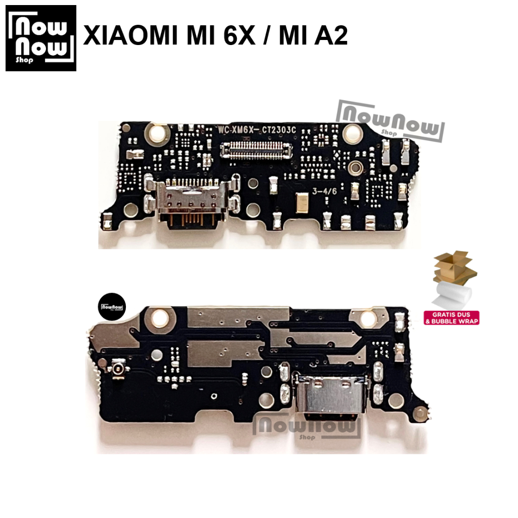 Xiaomi MI 6X MI A2 MI6X MIA2 PCB ตัวเชื่อมต่อ ที่ชาร์จ ปลั๊กเสียบไมค์ | Shopee Thailand