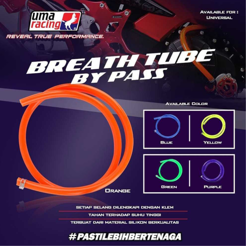 UMA RACING ท่ออากาศ UMA ท่อระบายอากาศ สําหรับรถแข่ง โดย PASS 1 เมตร ...