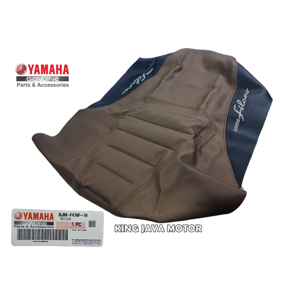 หุ้มเบาะหนัง Saung GRAND FILANO สีน้ําตาล BJM F470F 10 Original YAMAHA ...