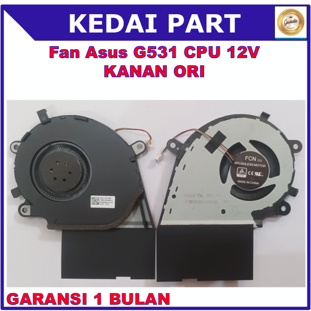 พัดลม Asus ROG Strix G531 G531G G531GD G531GT G531GU G531GW G512 G512LV ...