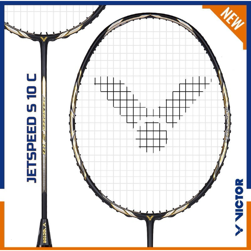 ไม้แบดมินตัน Victor Jetspeed S 10 C JS 10 C JS10 C | Shopee Thailand