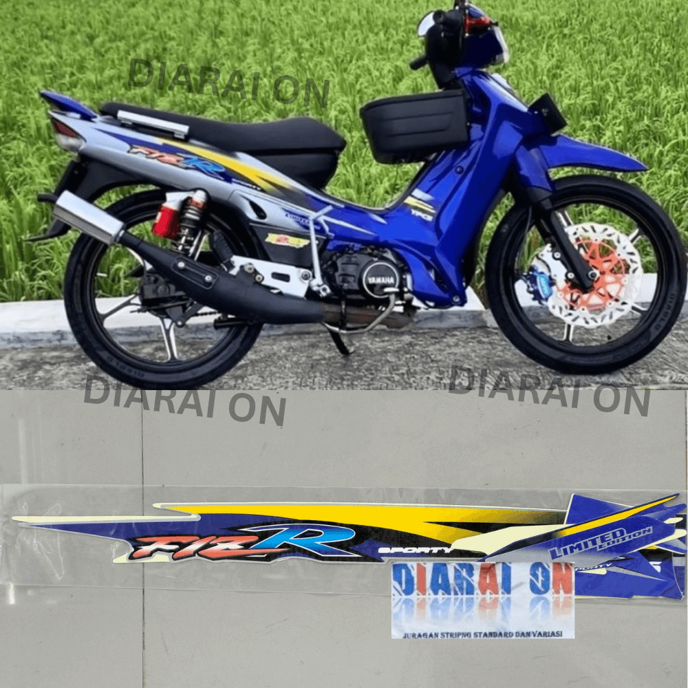 สติกเกอร์ สีน้ําเงินเข้ม สําหรับ Yamaha Fiz r F1zr F1z r Limited ...