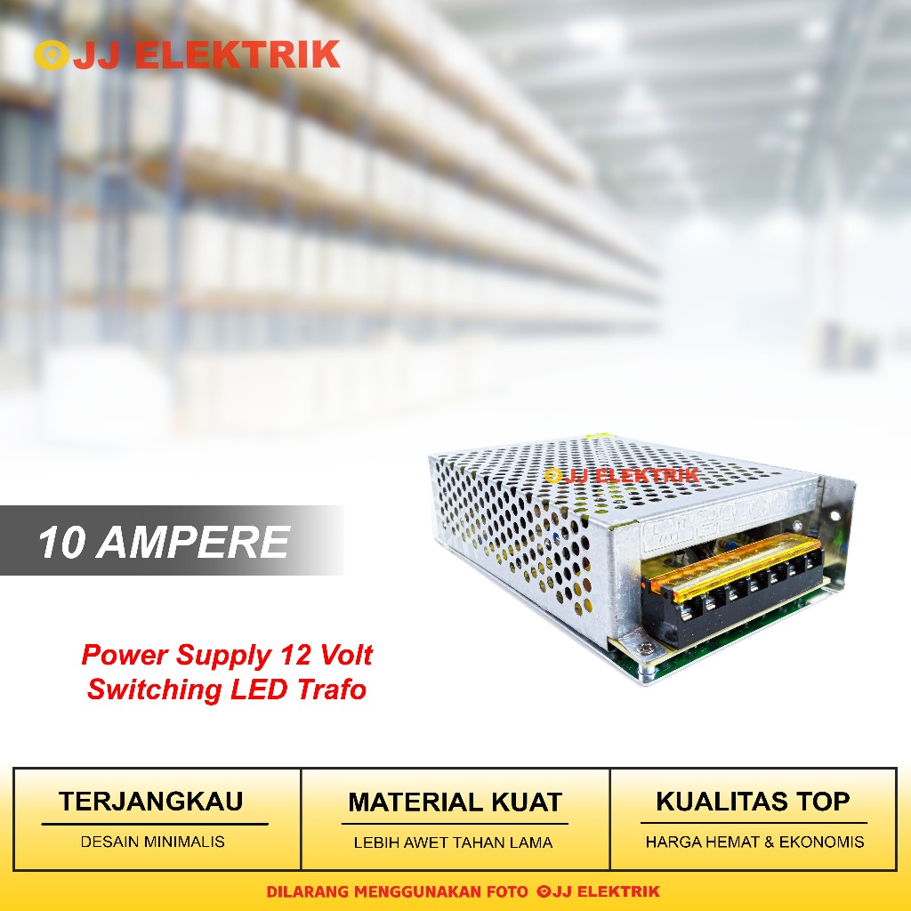 12v 10A Switching LED Power Supply Adapter 10 Ampere Transformer ...