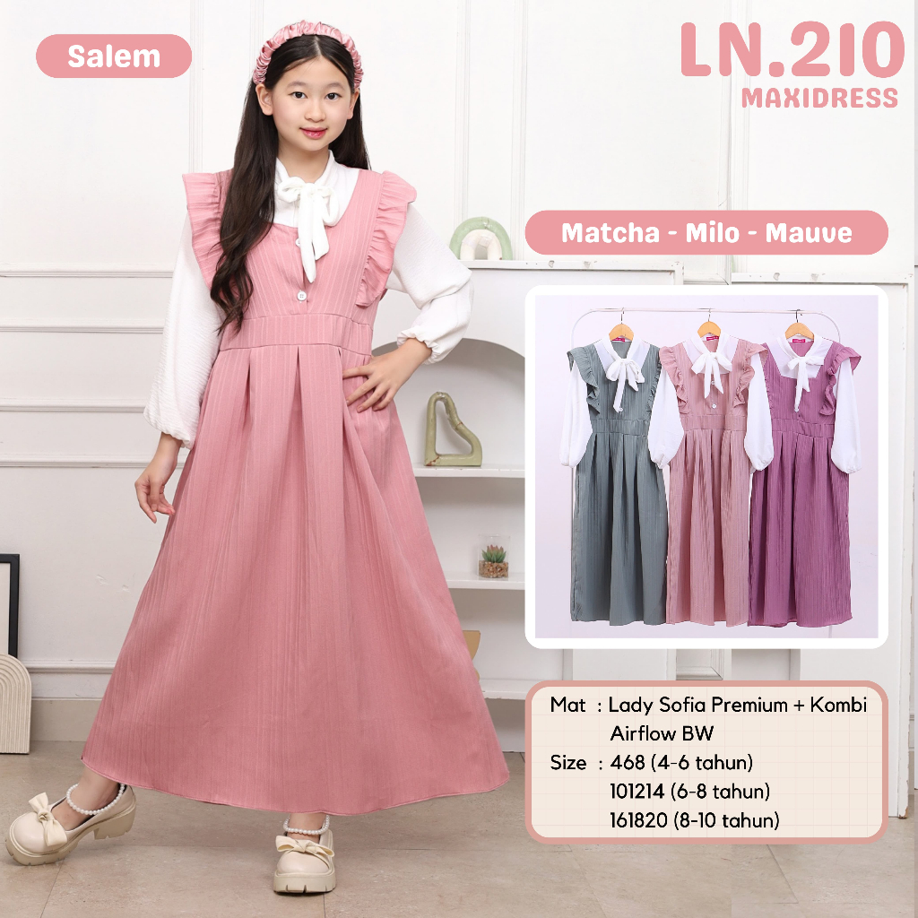 Two Mix - Girls& 39; Gamis - Girls& 39; Eid Clothes - Raya Collection ...