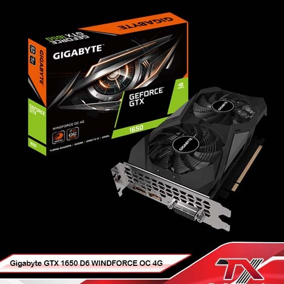 Gigabyte GTX 1650 D6 WINDFORCE OC 4G | Gtx 1650 เกม VGA | Shopee Thailand
