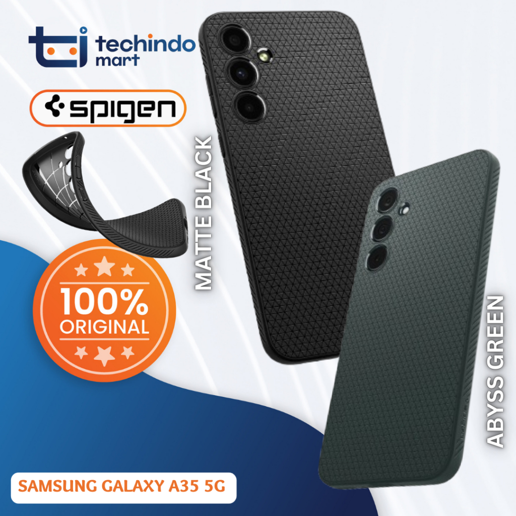 เคส Samsung Galaxy A35 Spigen Liquid Air Softcase TPU Cover Casing ...