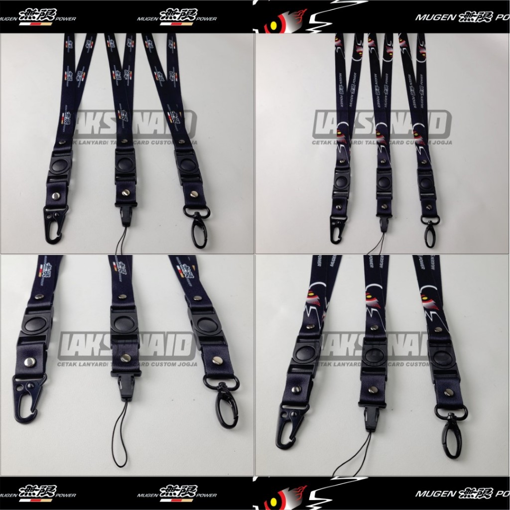 เชือกเส้นเล็ก MUGEN ID Card Strap FULL PRINT PLUS HOLDER | Shopee Thailand