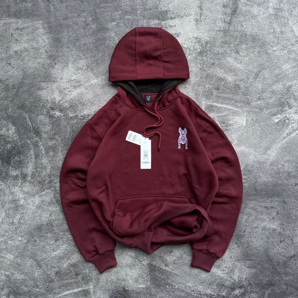 Merah Lifework RADOG RED Hoodie Sweater Jacket ป้ายเต็มป้าย | Shopee ...