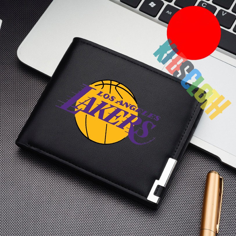 La LAKERS WALLET LAKERS FOLDING WALLET LA LAKERS CUSTOM WALLET | Shopee ...