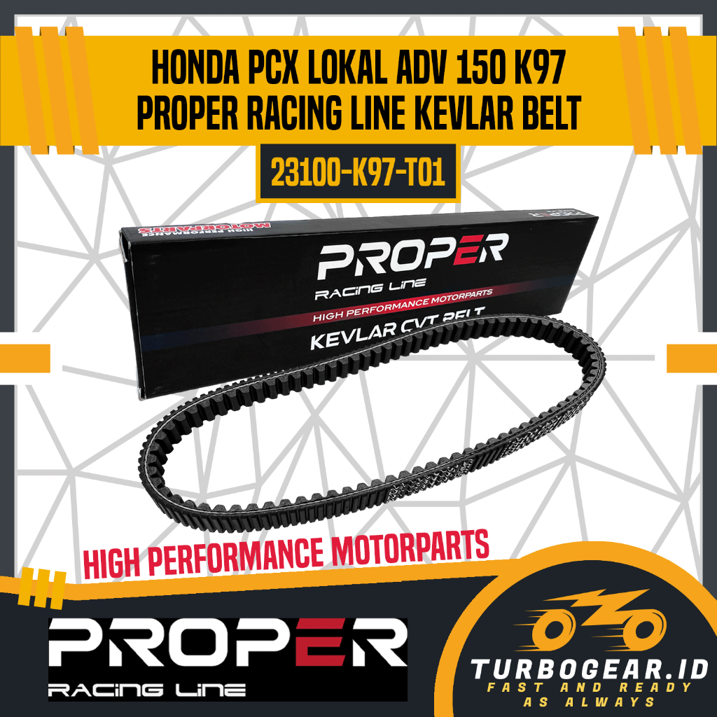 Lokal Vanbelt เข็มขัด Van เข็มขัด V Fanbelt Honda PCX Local ADV 150 K97 ...