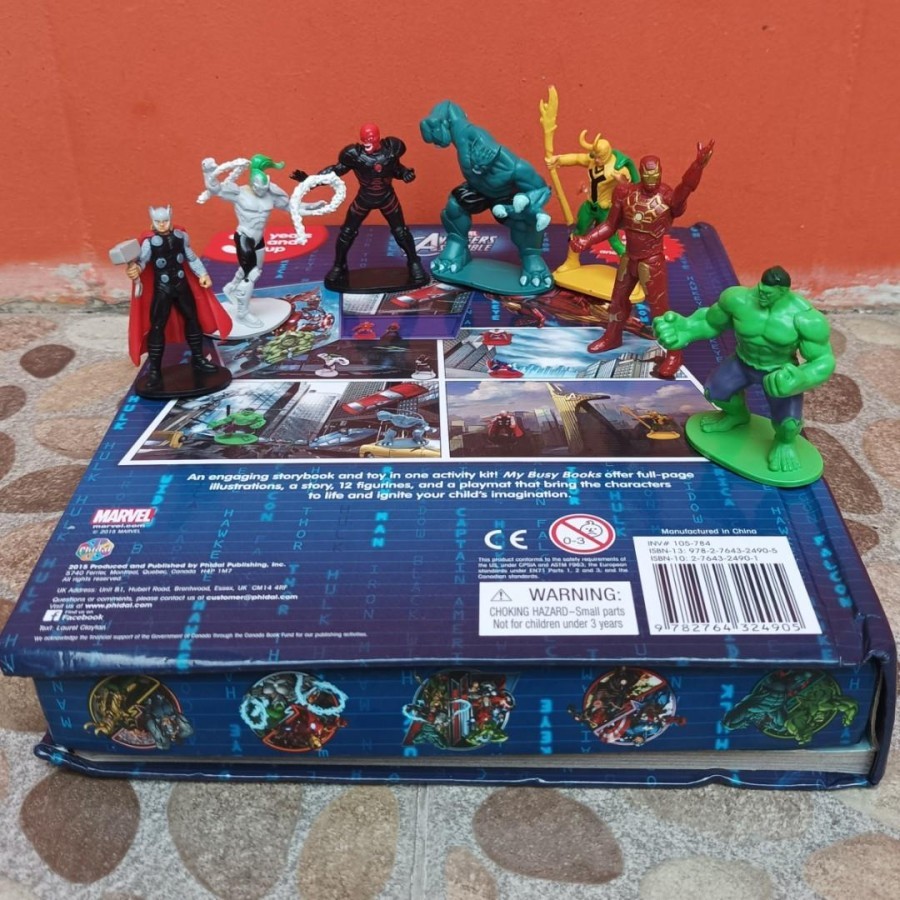 หนังสือ My Busy Book - Marvel Avengers แบบประกอบ | Shopee Thailand