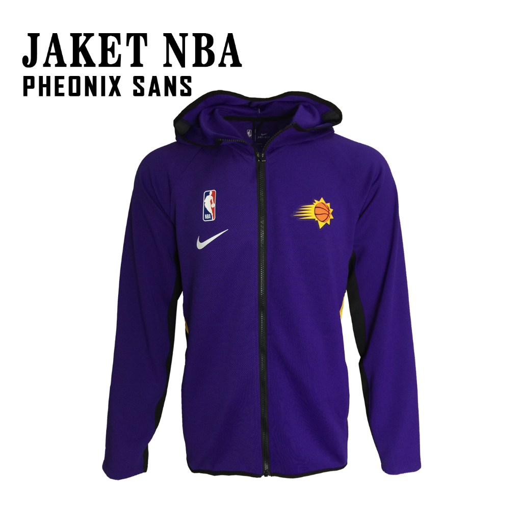 เสื้อบาสเก็ตบอล / NBA PHEONIX SANS ZIPPER HOODIE BASKET JACKET | Shopee ...