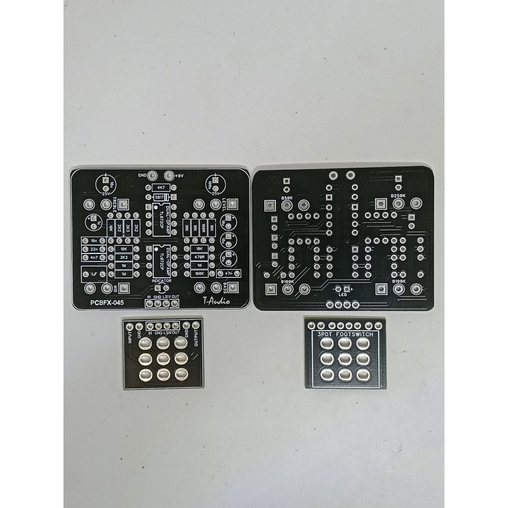 T-audio PCBFX-045 ตาม EQDTone งาน EQ Boost กีตาร์ Stompbox PCB DIY ...