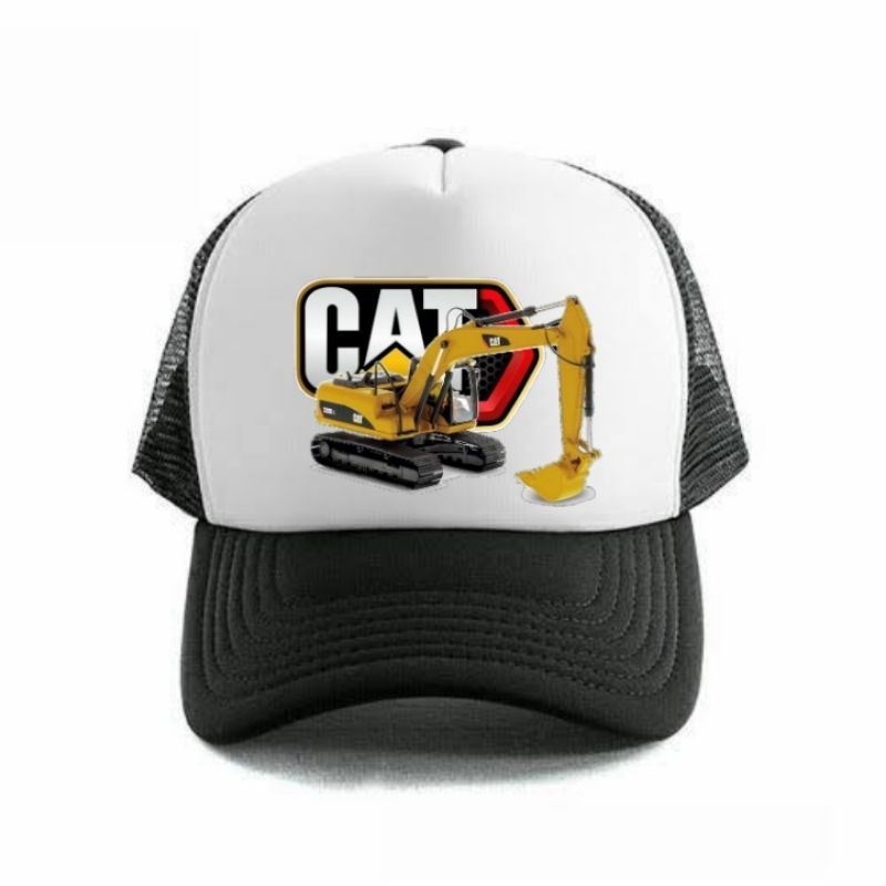 Caterpillar Cat excavator Trucker Net Hat/Heavy Equipment distro Hat ...