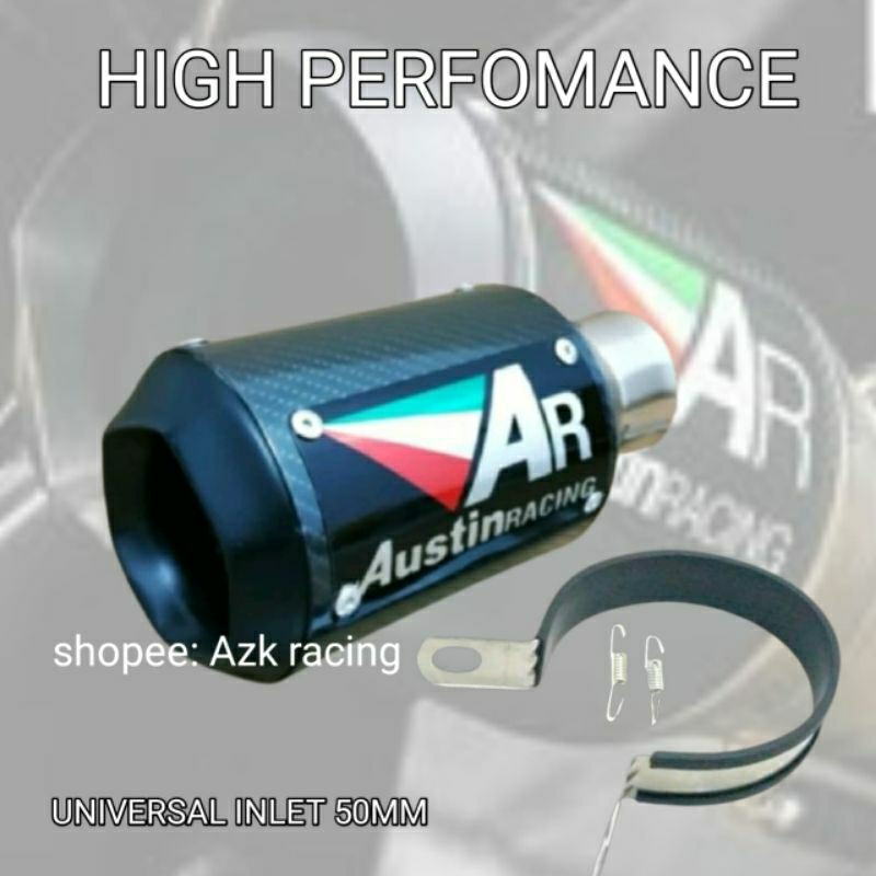 Ar Austin Racing GP1R ตัวเก็บเสียงท่อไอเสียอเนกประสงค์แบบสั้นสําหรับรถ ...