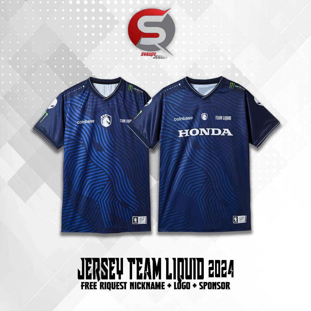 เจอร์ซีย์เสื้อยืดทีมเล่นเกมของเหลว 2024 เกมใหม่ Dota 2 CSGO LOL (ฟรีชื่อฉายที่กําหนดเอง ...