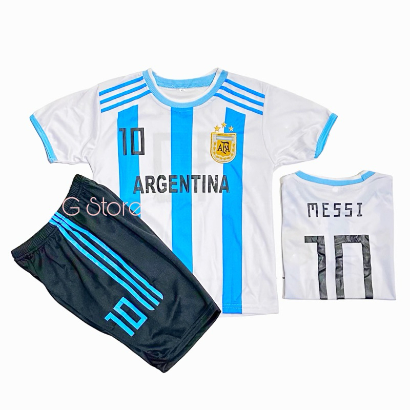 / ใหม่ล่าสุด MESSI FOOTBALL CLOTHING SET / ARGENTINA JERSEY QUALITY ...