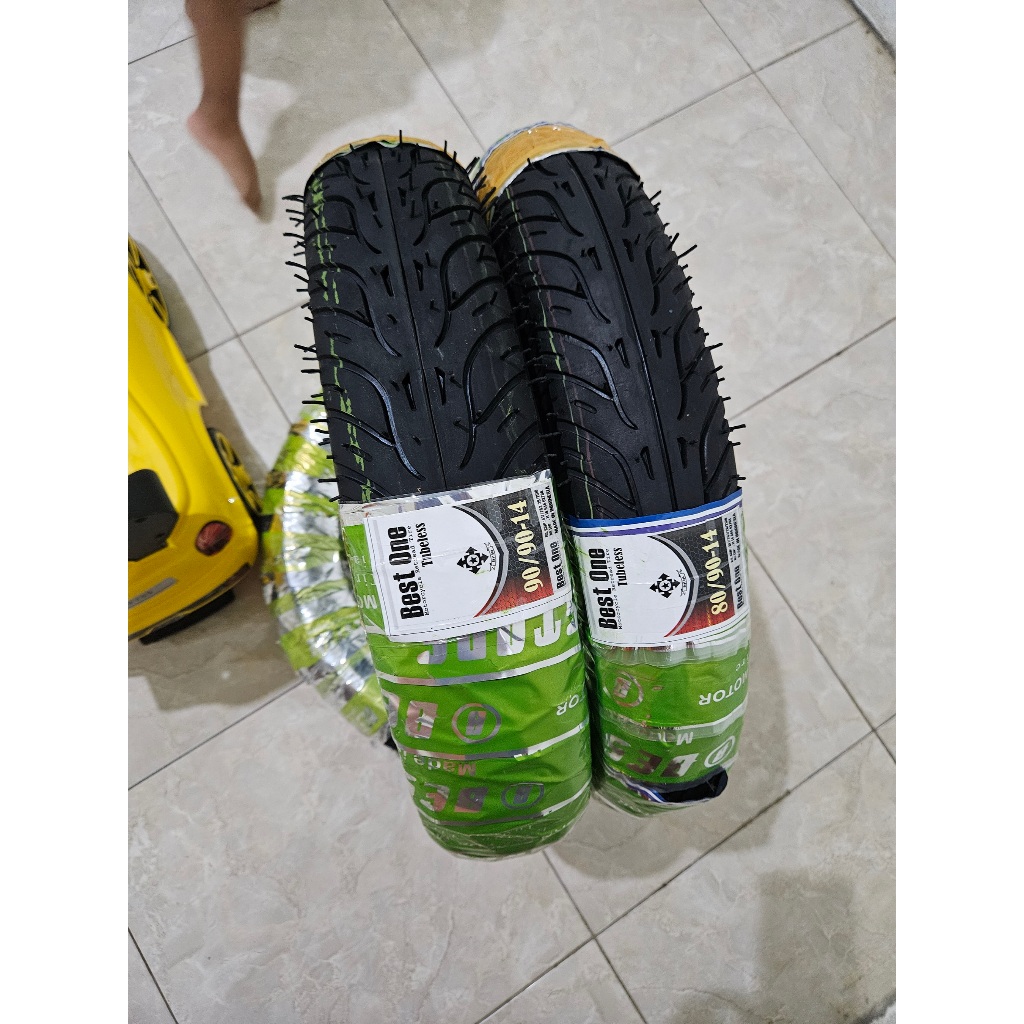 ยางรถจักรยานยนต์อัตโนมัติไร้อ่าง ขนาด 80/90 14 และ 90/90 14 บีทยาง ...