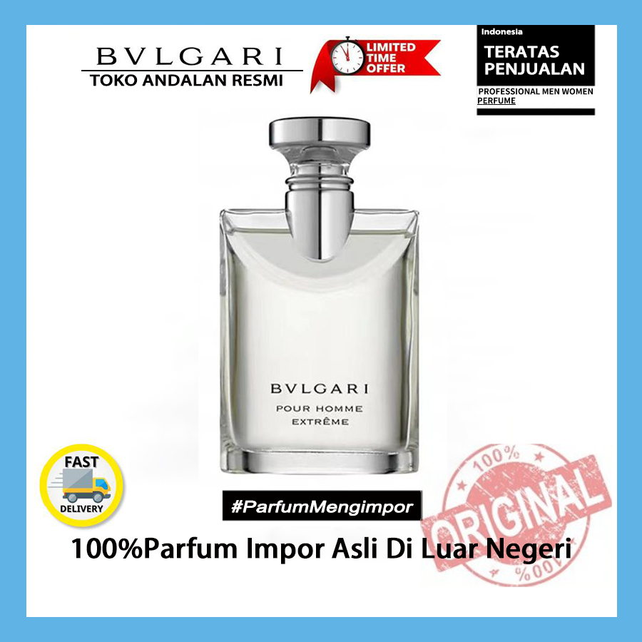 100% original authentic】 Bvlgari Pour Homme perfume Extreme Man EDT ...