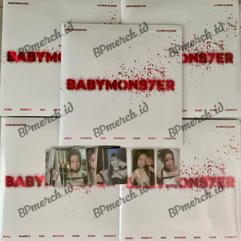 Babymonster อัลบั้มขนาดเล็กอันดับ 1 [BABYMONS7ER] PHOTOBOOK VER. Ygselect LUCKY DRAW EVENT ...