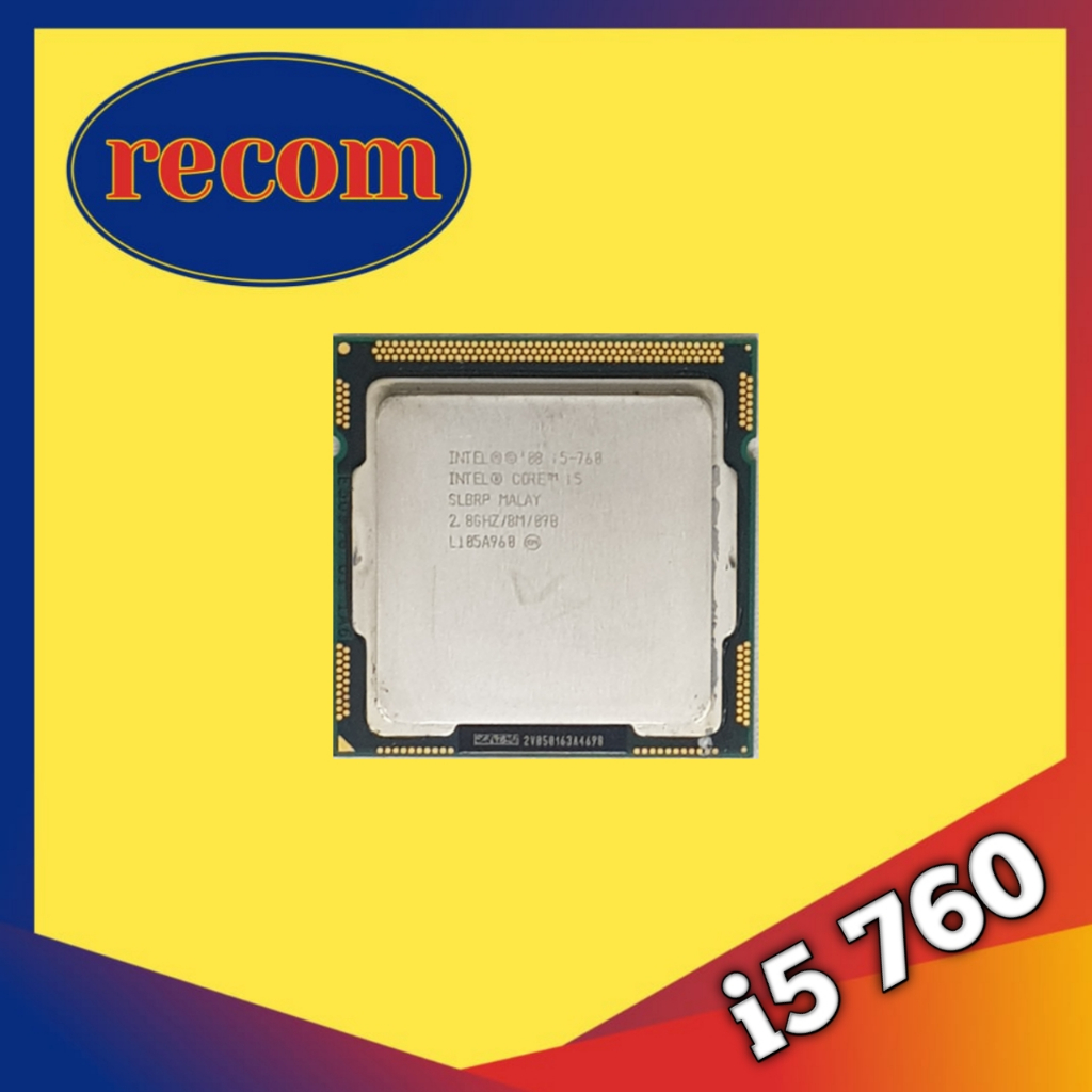 Intel CORE i5 760 PROCESSOR รับประกัน 1 ปี/1 เดือน | Shopee Thailand
