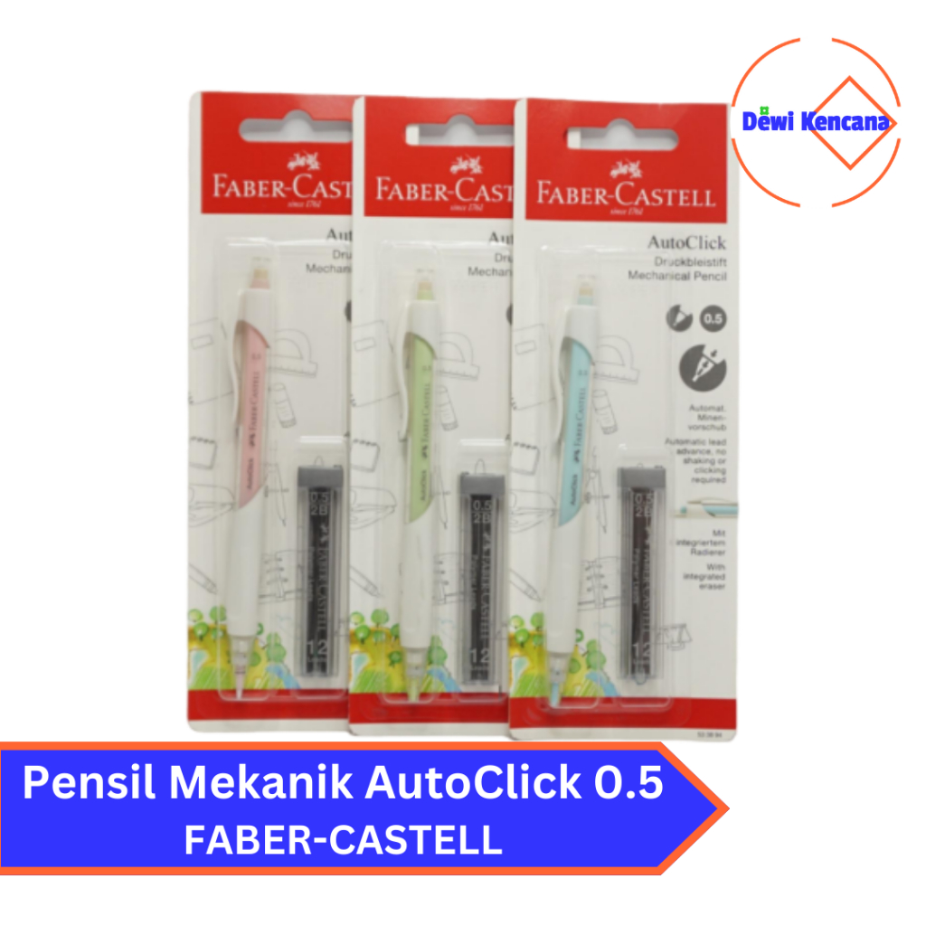 Faber-castell AutoClick ดินสอกด 0.5 ชุด | Shopee Thailand