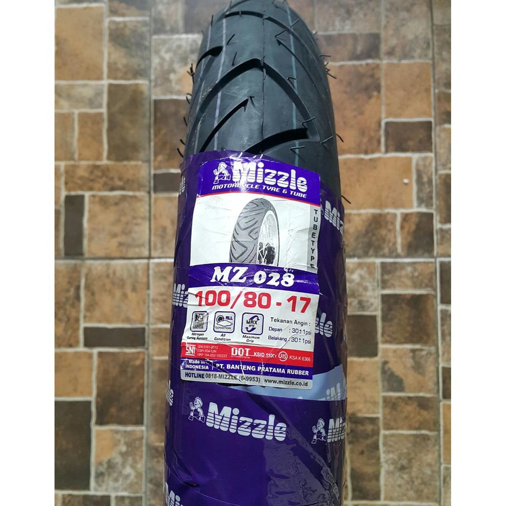 Mizzle MZ028 100/80-17 รถจักรยานยนต ์ ยางนอกเป ็ ดแหวน 17 MIZZLE MZ ไม ...