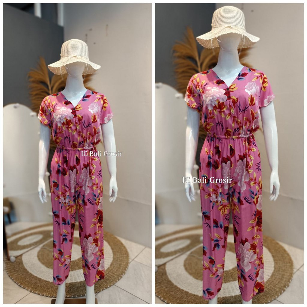 ความมันวาวของ CASANDRA JC001 JAMPSUIT | Shopee Thailand