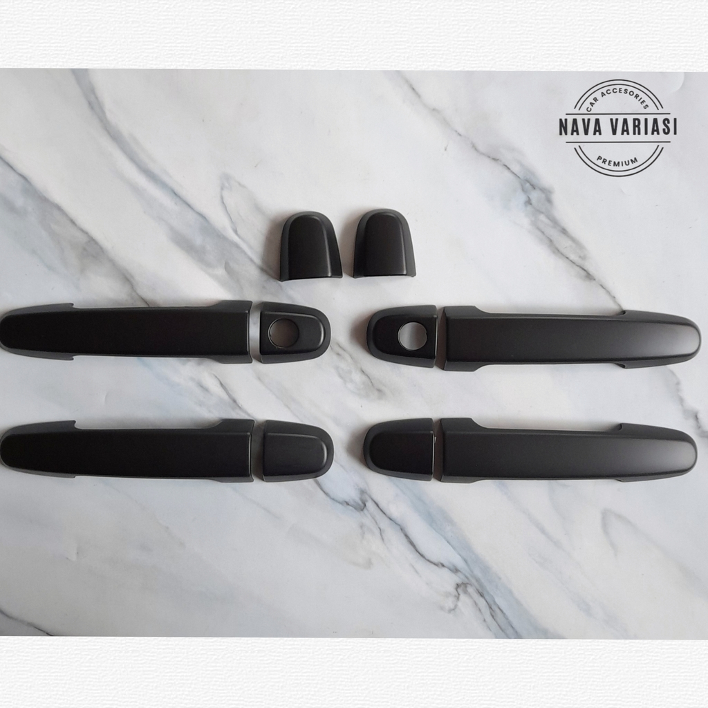 Hitam ครอบมือจับประตูรถยนต์ Old Innova 2005-2015 Premium Black | Shopee ...