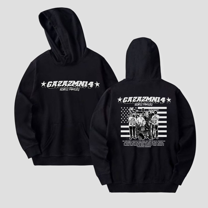 เสื้อฮู้ด Gaza Reebels Family Zmn14 VOL.3 ใหม่ล่าสุด Unisex Distro Cool ...