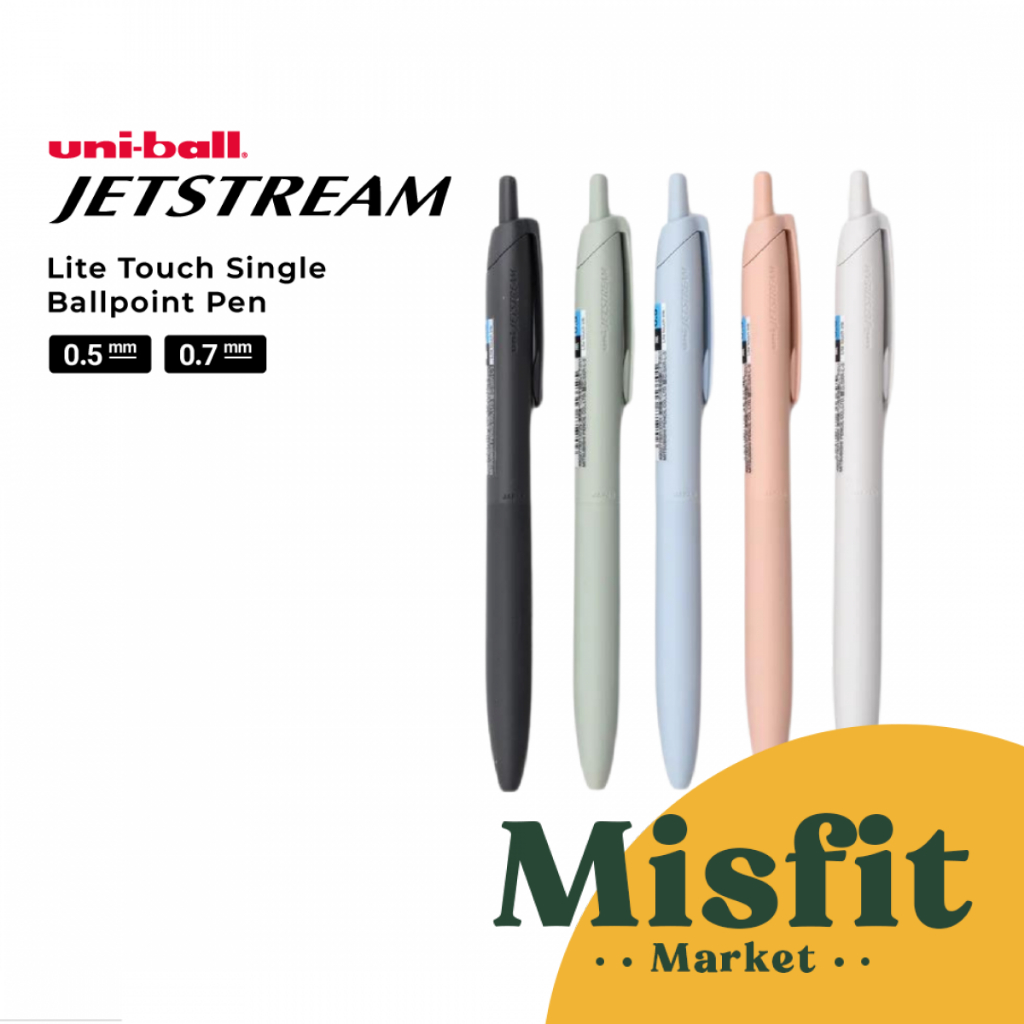 Uniball Jetstream LITE Touch Ink ปากกาลูกลื่นเดี่ยว 0.5 0.7 มม. ปากกา ...