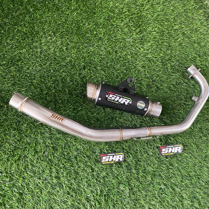 ท่อไอเสีย Shr pro สีดํา sonic supra gtr cbr facelift mew cb150r ไม่ใช่ cjs rms dsm | Shopee Thailand