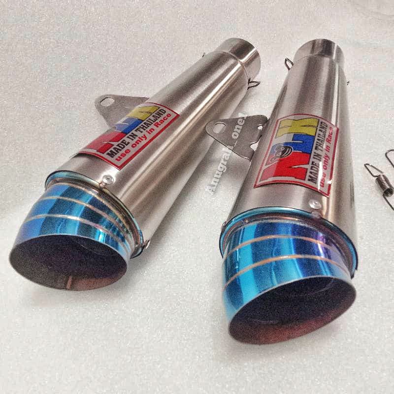 Nlk Muffler Canister Exhaust Open Pipe 51mm Universal มอเตอร์ไซค์ ...